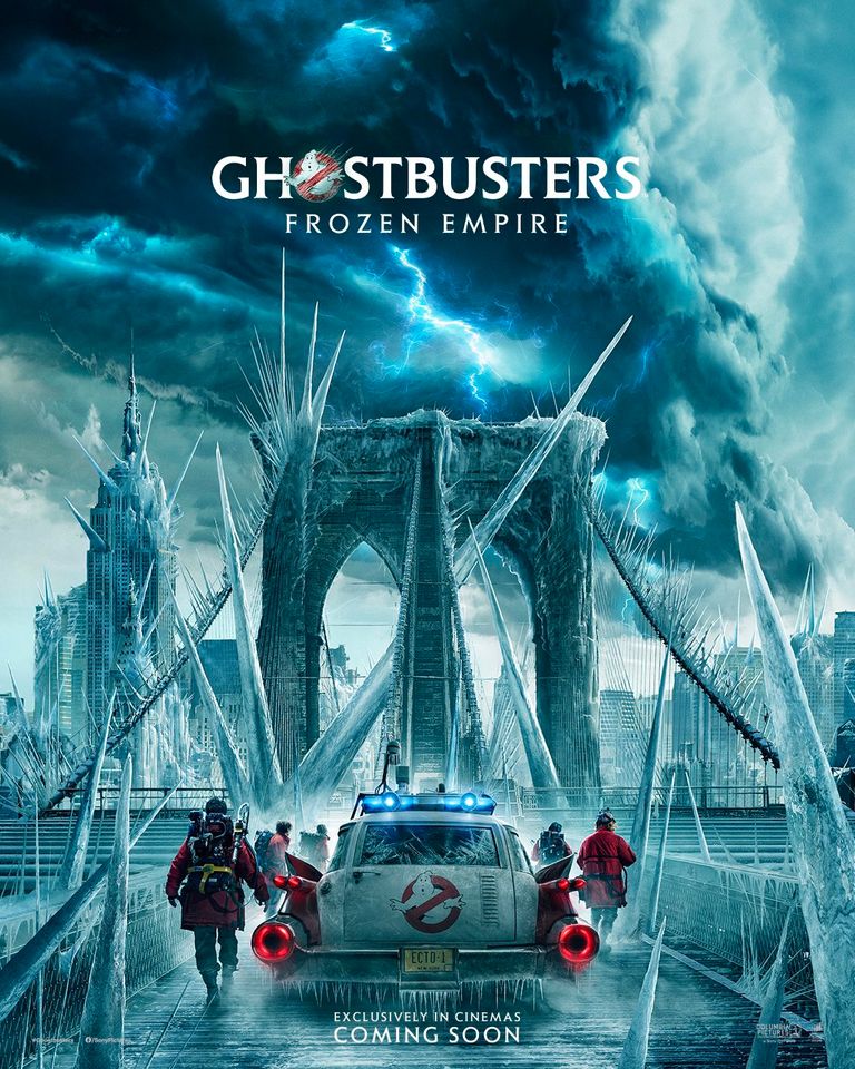 Ghostbusters: Frozen Empire เผยใบปิดใหม่ของบริษัทแก๊งปราบผี