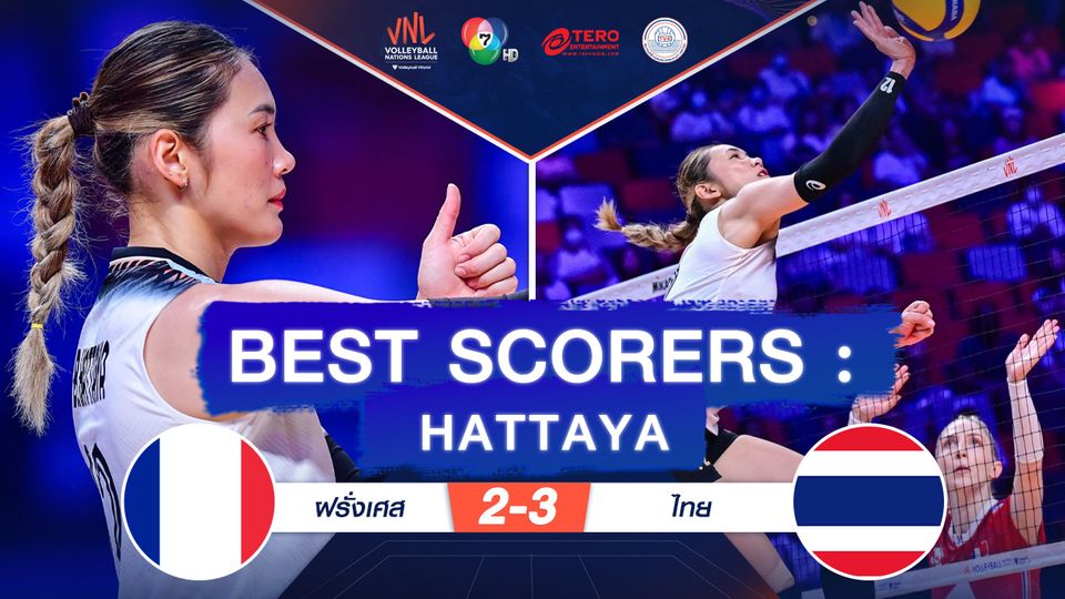 BEST SCORE : Hattaya | VNL 2024 ช่อง 7HD